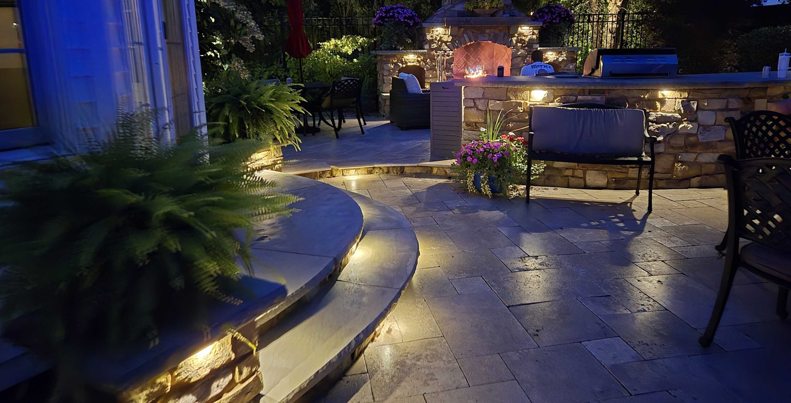 LED Outdoor Lighting by Cutting Edge Landscape